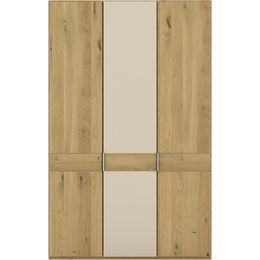 Musterring Dreht&uuml;renschrank &raquo;Savona, Kleiderschrank, Schrank, Garderobe, teilmassiv Eiche&laquo; mit T&uuml;rd&auml;mpfern, mit Spiegel oder Glas, extra B&ouml;den, MADE IN GERMANY, 