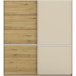 Musterring Schwebet&uuml;renschrank &raquo;Savona, Kleiderschrank, Schrank, Garderobe, mit Schiebet&uuml;ren&laquo; Teilmassiv Bianco-Eiche, mit Spiegel oder Glas, MADE IN GERMANY, 