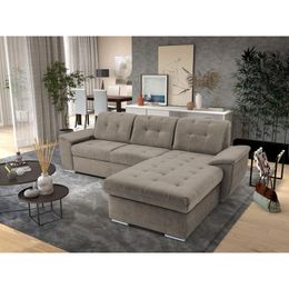 exxpo - SOFA FASHION Ecksofa &raquo;Derby Inkl. Kopfteilverstellung, wahlw. Bett & Bettkasten, L-Form&laquo; EXTRA an Komfort zum Relaxen, Entspannen und...