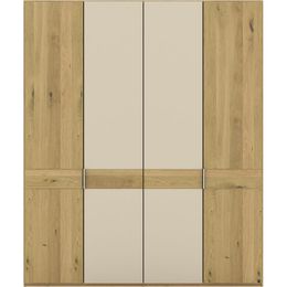 Musterring Dreht&uuml;renschrank &raquo;Savona, Kleiderschrank, Schrank, Garderobe, teilmassiv Eiche&laquo; mit T&uuml;rd&auml;mpfern, mit Spiegel oder Glas, extra B&ouml;den, MADE IN GERMANY, 