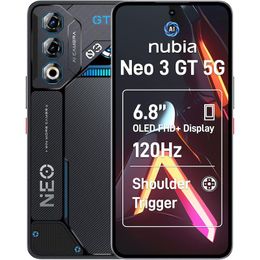 NUBIA Smartphone »Neo 3 GT 5G« Interstellar Gray Interstellar Gray 5G, LTE, NFC, WLAN, Bluetooth