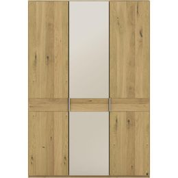 Musterring Dreht&uuml;renschrank &raquo;Savona, Kleiderschrank, Schrank, Garderobe, teilmassiv Eiche&laquo; mit T&uuml;rd&auml;mpfern, mit Spiegel oder Glas, extra B&ouml;den, MADE IN GERMANY, 