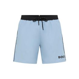 BOSS Badeshorts »Starfish« mit Kontraststreifen Open Blue 483 S (48) - N-Gr N-Gr S (48) Badeshorts von BOSS Black Menswear