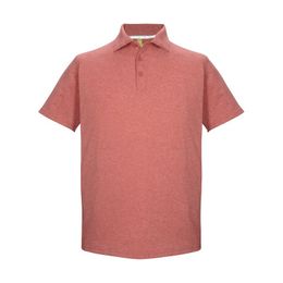 Killtec Poloshirt &raquo;KOS 82 MN PLSHRT&laquo; Sportliches Herren Poloshirt mit Melange-Optik und Knopfleiste rot XXL XXL Herren Poloshirt