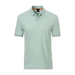 BOSS Orange Poloshirt &raquo;Passenger&laquo; mit Polokragen 446_Turquoise/Aqua M M Poloshirt von BOSS Orange Menswear