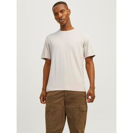 Jack & Jones JACK & JONES Rundhalsshirt »JJEORGANIC BASIC TEE SS O-NECK NOOS« mit Rundhalsausschnitt Moonbeam S S Herren-T-Shirt von Jack & Jones