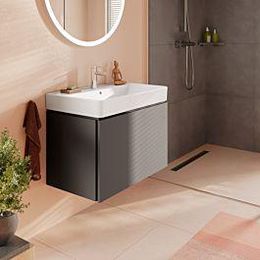 Hansgrohe Xilesa E Waschtischunterschrank 54259760 780x470mm, 1 Schubkasten, schiefergrau matt