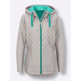 Catamaran Sports Damen Funktionsjacke mit hinten l&auml;ngerem Saum, hellgrau, Gr&ouml;&szlig;e 48