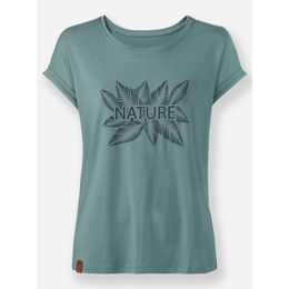 WITT Damen Shirt mit &uuml;berschnittenen Schultern, jade, Gr&ouml;&szlig;e 46