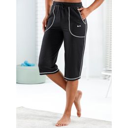 feel good Damen Capri-Hose, schwarz, Gr&ouml;&szlig;e 36/38