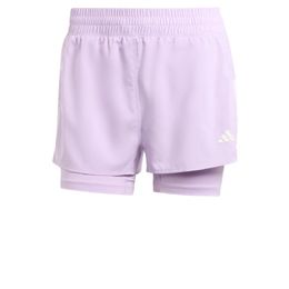 adidas Performance Sportshorts 'Own the Run' Damen Gr&ouml;&szlig;e XS/S flieder / wei&szlig;