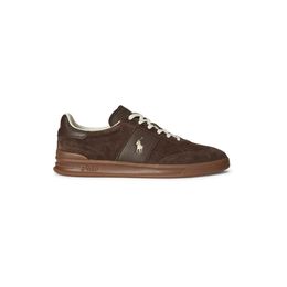 Polo Ralph Lauren Sneaker 'HRT AERA' Herren Größe 40 schoko / gold