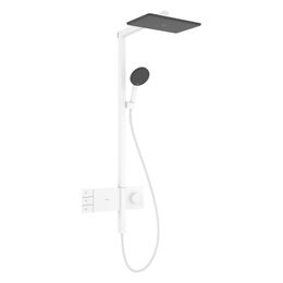 Hansgrohe Raindance Alive Q Duschsystem 210/340 softcube, 2 Strahlarten wassersparend, mit ShowerSelect Comfort