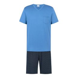 Mey Short Pajamas 'Micro Blue' male Blue size XXL