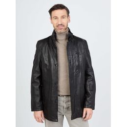 Ledermantel JCC "Cielo", Herren, Gr. L, schwarz, Obermaterial: 100% Lammnappa; Futter: 100% Polyester, Mäntel