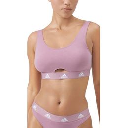 Adidas Bustier in Lila - 43% | Gr&ouml;&szlig;e S | Damen-bhs