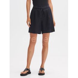 Opus Leinen-Shorts in Schwarz - 38% | Gr&ouml;&szlig;e 38 | Shorts