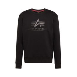 Alpha Industries Sweatshirt Herren Gr&ouml;&szlig;e XS grau / schwarz