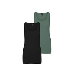 V&eacute;ro Moda Vero Moda Top 'VMMAXI' Damen Gr&ouml;&szlig;e S gr&uuml;n / schwarz