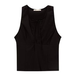 Pull&Bear Pull&bear Top Damen Gr&ouml;&szlig;e M schwarz