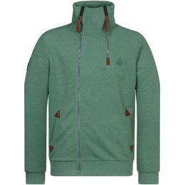 Naketano Sweatjacke "Doppeldecker" in Grün | Gr.: S