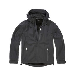 Brandit Softshelljacke "Softshelljacket Hurricane" in Grau | Gr.: XL