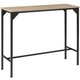 TecTake&reg; Bartisch, Industrial Style, rechteckig, 120 x 40 x 100,5 cm