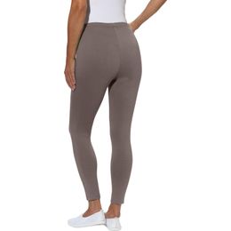 WITT Damen Leggings in Stretch-Qualit&auml;t, taupe, Gr&ouml;&szlig;e 36