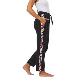 WITT Damen Hose, schwarz-fuchsia, Gr&ouml;&szlig;e 20/21