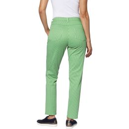 WITT Damen Jeans in Twill-Qualit&auml;t, apfel-wei&szlig;-gestreift, Gr&ouml;&szlig;e 20