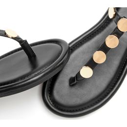 Vivance Damen Sandale, schwarz, Gr&ouml;&szlig;e 40