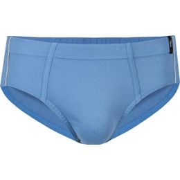 w&auml;schepur men Herren Slips, grau-meliert-mittelblau, Gr&ouml;&szlig;e 5
