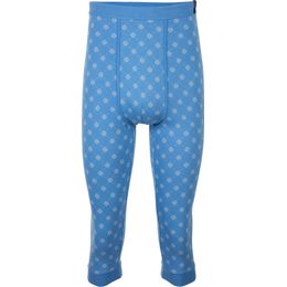 w&auml;schepur men Herren Hose 3/4-lang, mittelblau + mittelblau-bedruckt, Gr&ouml;&szlig;e 9