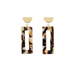 Fräulein Wunder Fräulein Wunder Ohrringe 'Akane' Damen Größe One Size braun / gold