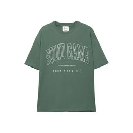 Pull&Bear Pull&bear Shirt 'SQUID GAME' male Green size S