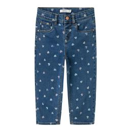 name it Jeans 'NMFBELLA' M&auml;dchen Gr&ouml;&szlig;e 128 blau / hellblau / flieder