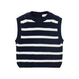 Mango Kids Weste 'CHLOEB' M&auml;dchen Gr&ouml;&szlig;e 92 navy / wei&szlig;