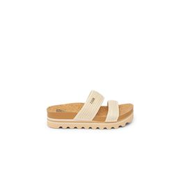 Reef Plateaupantoletten "Cushion Vista" in Beige - 45% | Gr&ouml;&szlig;e 40 | Damen-pantoletten