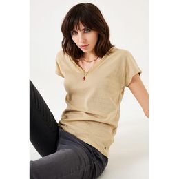 Garcia Shirt in Beige - 66% | Gr&ouml;&szlig;e XS | Damen-tops
