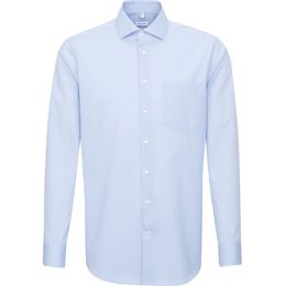 Seidensticker Hemd - Regular fit - in Hellblau - 68% | Gr&ouml;&szlig;e 43 | Herren-plussize