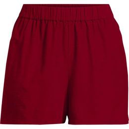 LANDS' END Dehnbund-Shorts, Damen,  Rot, Baumwolle/Viskose/Baumwoll-Mischung, by Lands' End