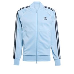 adidas originals Sweatjacke 'Adicolor Classics Sst' Herren Gr&ouml;&szlig;e M himmelblau / schwarz