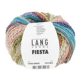 Fiesta von Lang Yarns, Hellblau/Pink/Gr&uuml;n/Orange, aus Baumwolle