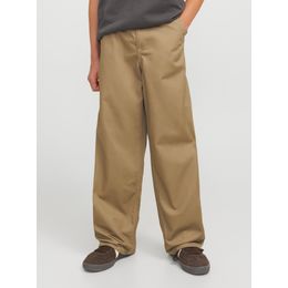 Jack & Jones Jungen Cargoshorts "JPSTALEX CLEAN JJWORKER PANTS NOOS JNR"e.wood detail:stitching with dtm, Gr. 158, JACK & JONES JUNIOR, unifarben, Web,