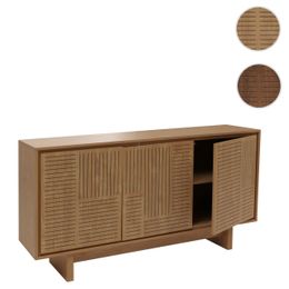 Mendler Sideboard HWC-O35, Schrank Highboard, 3 T&uuml;ren Stauf&auml;cher, Melamin 86x160x40cm ~ Variantenangebot 111914+111915