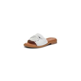 Peter Hahn - Pantolette, weiss, Gr. 37 - Leder