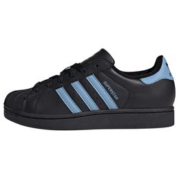 adidas originals Sneaker 'Superstar II' Damen Gr&ouml;&szlig;e 42 hellblau / schwarz Sommerschuhe