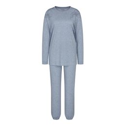 Triumph Pyjama Damen Gr&ouml;&szlig;e M taubenblau Sommerkleid