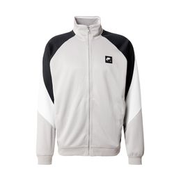 Nike Sportswear Sweatjacke 'AIR' Herren Gr&ouml;&szlig;e XXXL hellgrau / schwarz / wei&szlig;