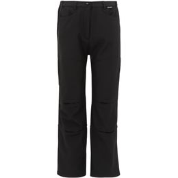 Regatta Kinder wetterfeste Softshellhose schwarz 116 - Kinderhosen